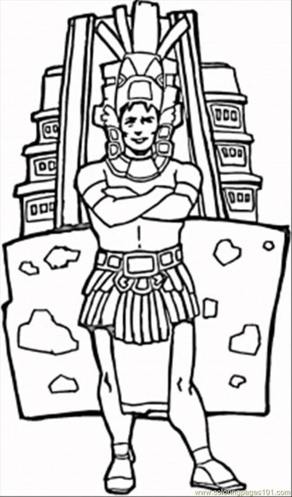 Colorear Aztecas Dioses Yao Mostro Quetz Prehispanicos Yodibujo ...